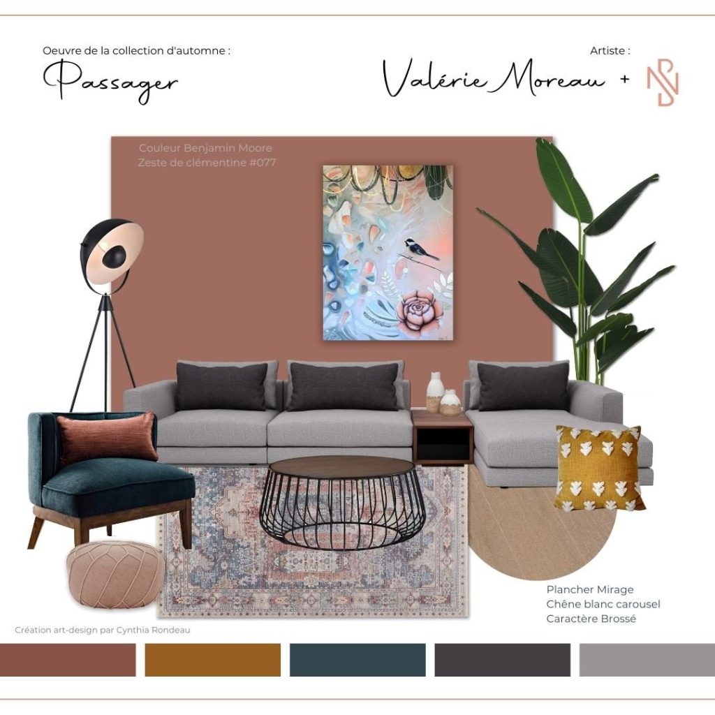 Salon - Style boho moderne X Valérie Moreau - Noir sur Blanc